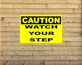 Watch Your Step Sticker - Etsy