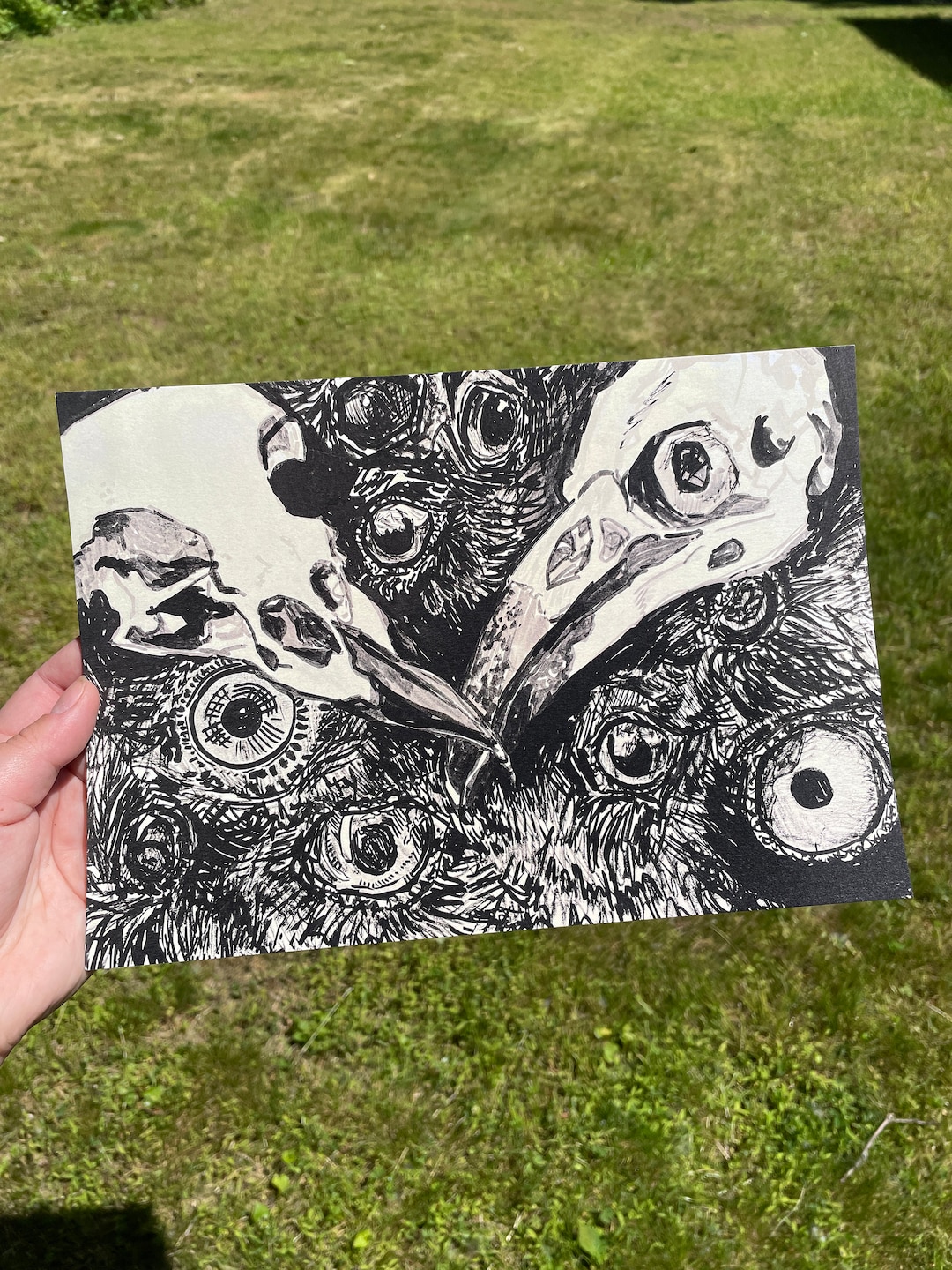 Crow Cycle - Art Print - Etsy