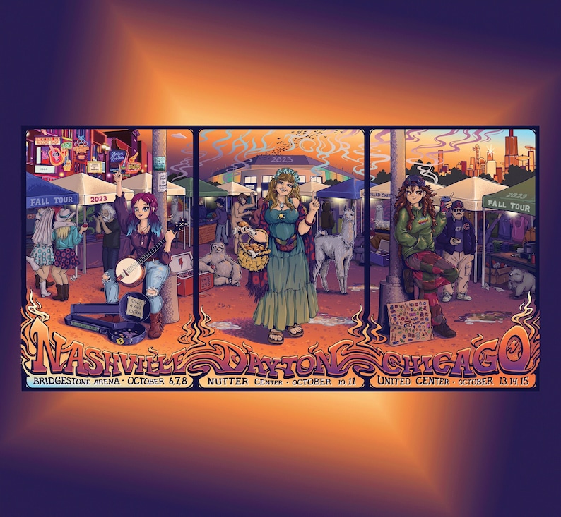 Phish 2023 Fall Tour Chicago Original Phan Art Print - Etsy