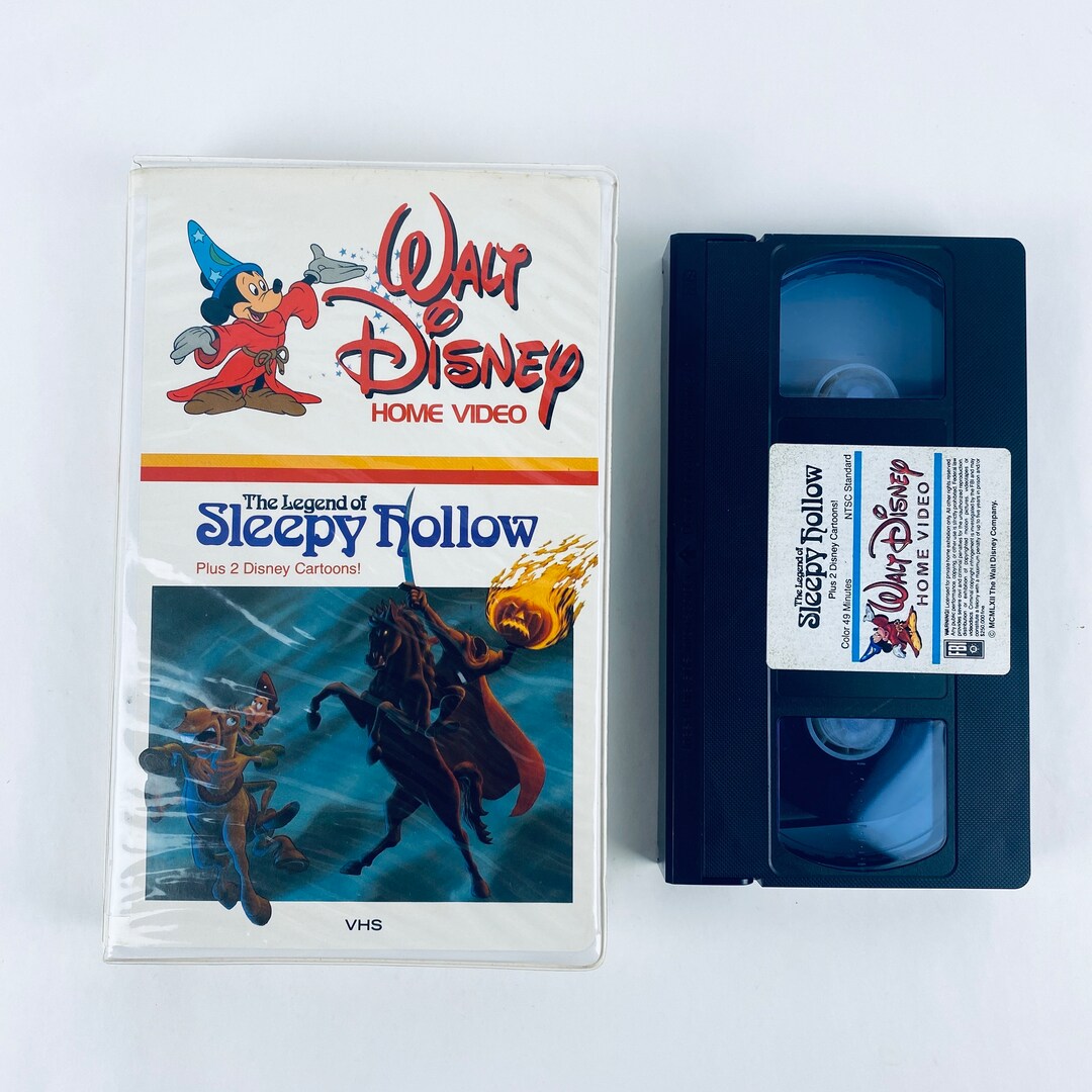 Vintage Disney the Legend of Sleepy Hollow VHS Movie, 1982, Disney Home ...