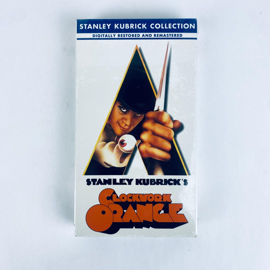 A Clockwork Orange VHS, Stanley Kubrick, Vintage 70s Film, Cult Classic ...