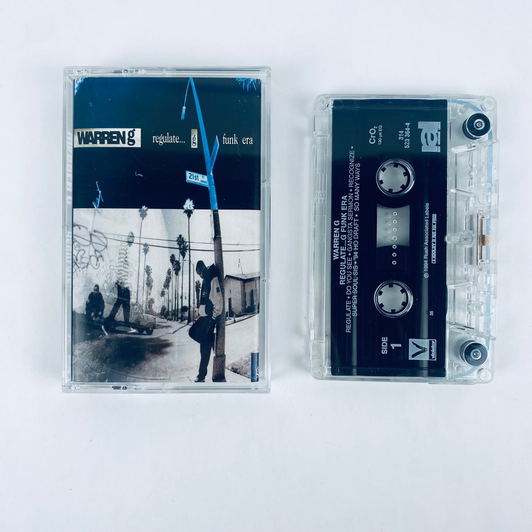 Warren G Regulate G Funk Era Cassette Tape, 90s Rap, Hip Hop, USA 1st ...