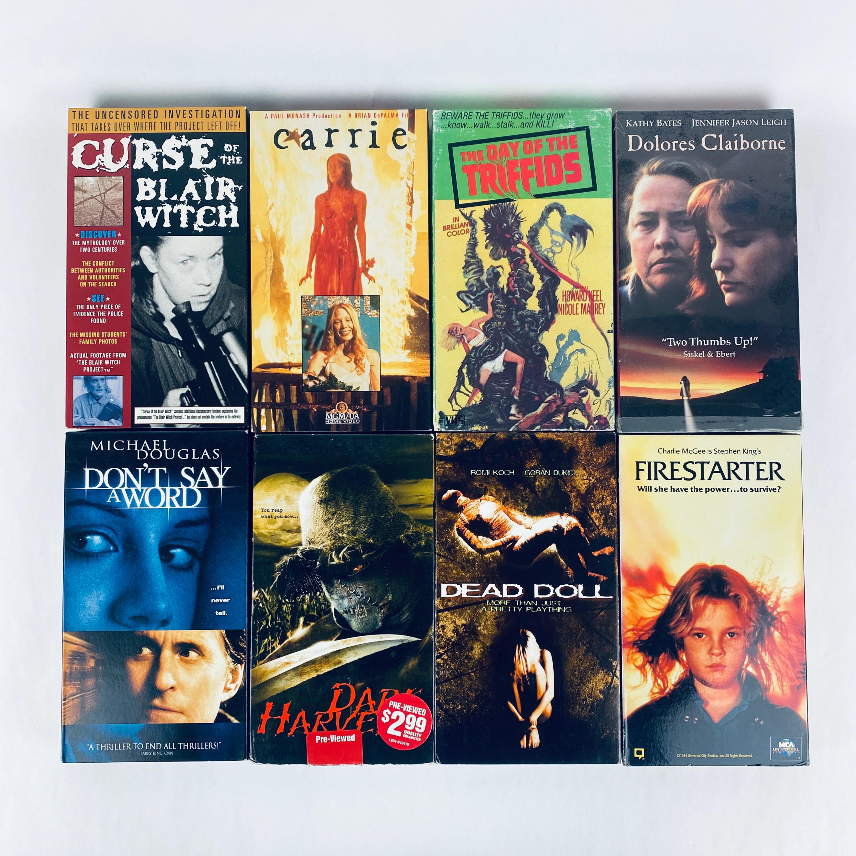 Horror Movies, VHS, 80s 90s Thrillers, Build A Lot: Scream, Psycho ...