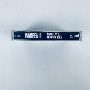 Warren G Regulate G Funk Era Cassette Tape, 90s Rap, Hip Hop, USA 1st ...