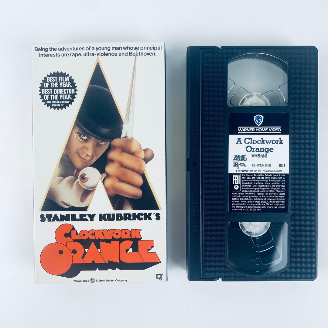 Clockwork Orange VHS TESTED & WORKING Stanley Kubrick, Vintage 70s ...