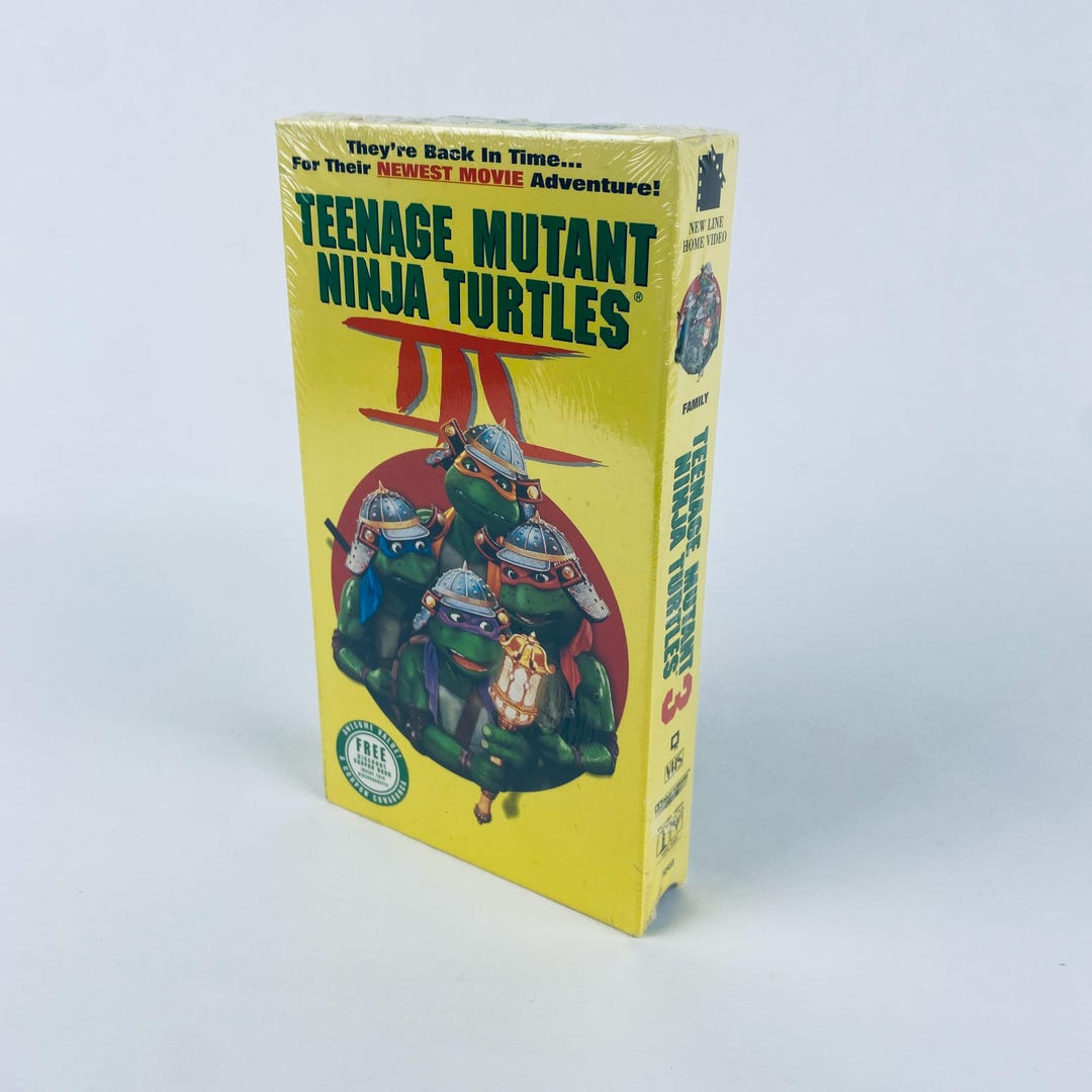 Teenage Mutant Ninja Turtles 3 VHS, Vintage 90s, TMNT, Family Movie ...