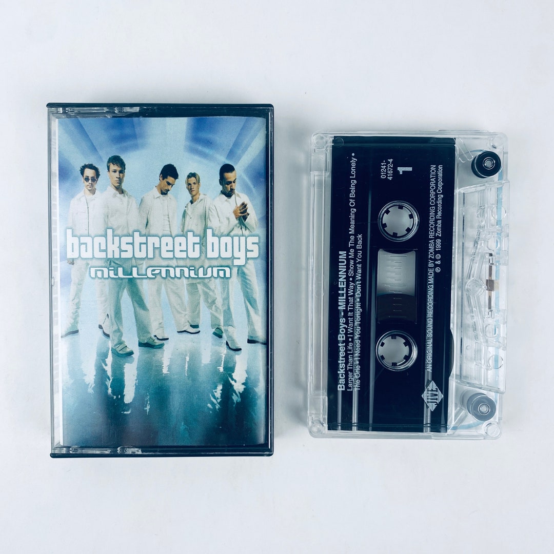 Backstreet Boys Millennium Cassette Tape, Vintage 90s Pop, Larger Than Life, I Want It That Way ...