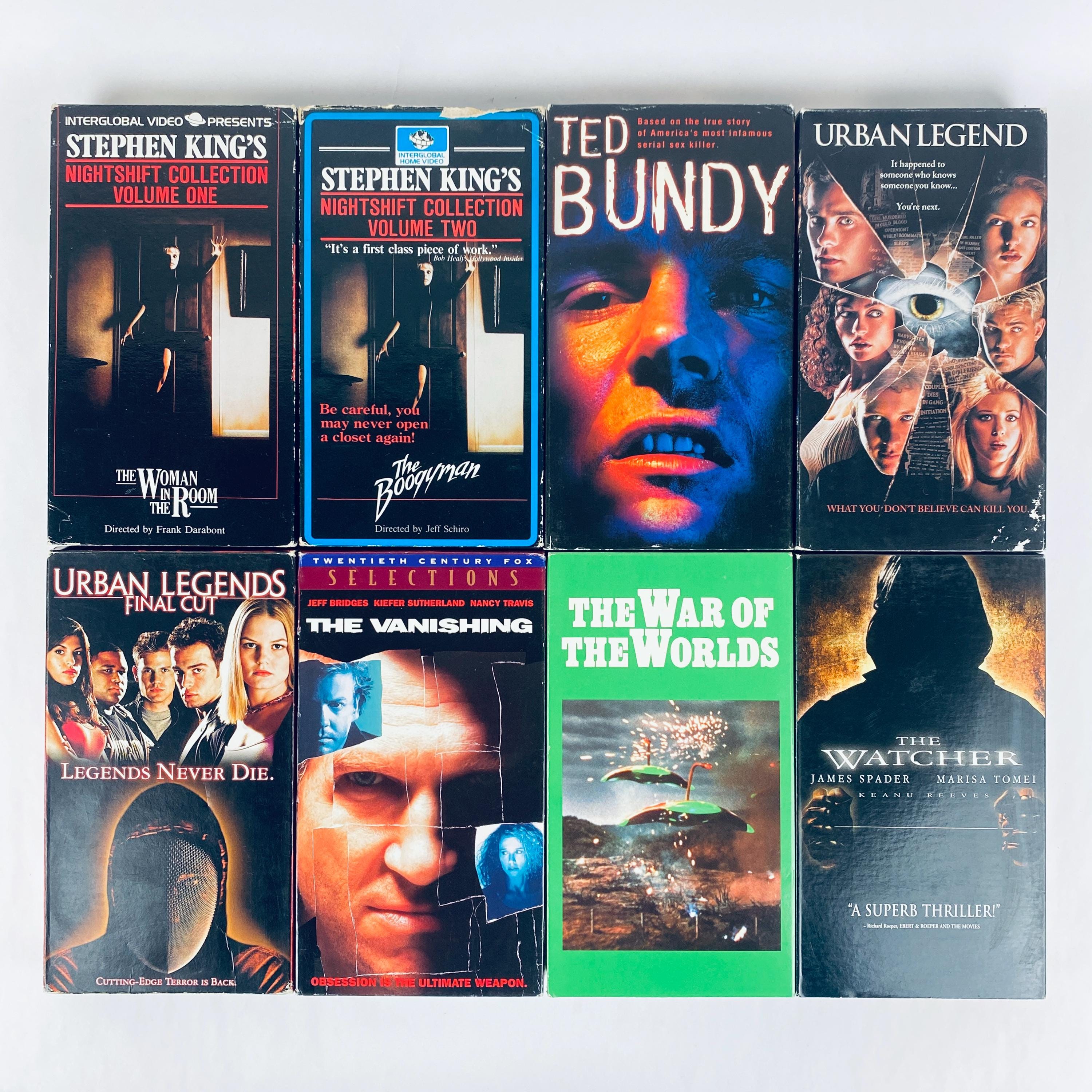 Horror Movies, VHS, 80s 90s Thrillers, Build A Lot: Scream, Psycho ...