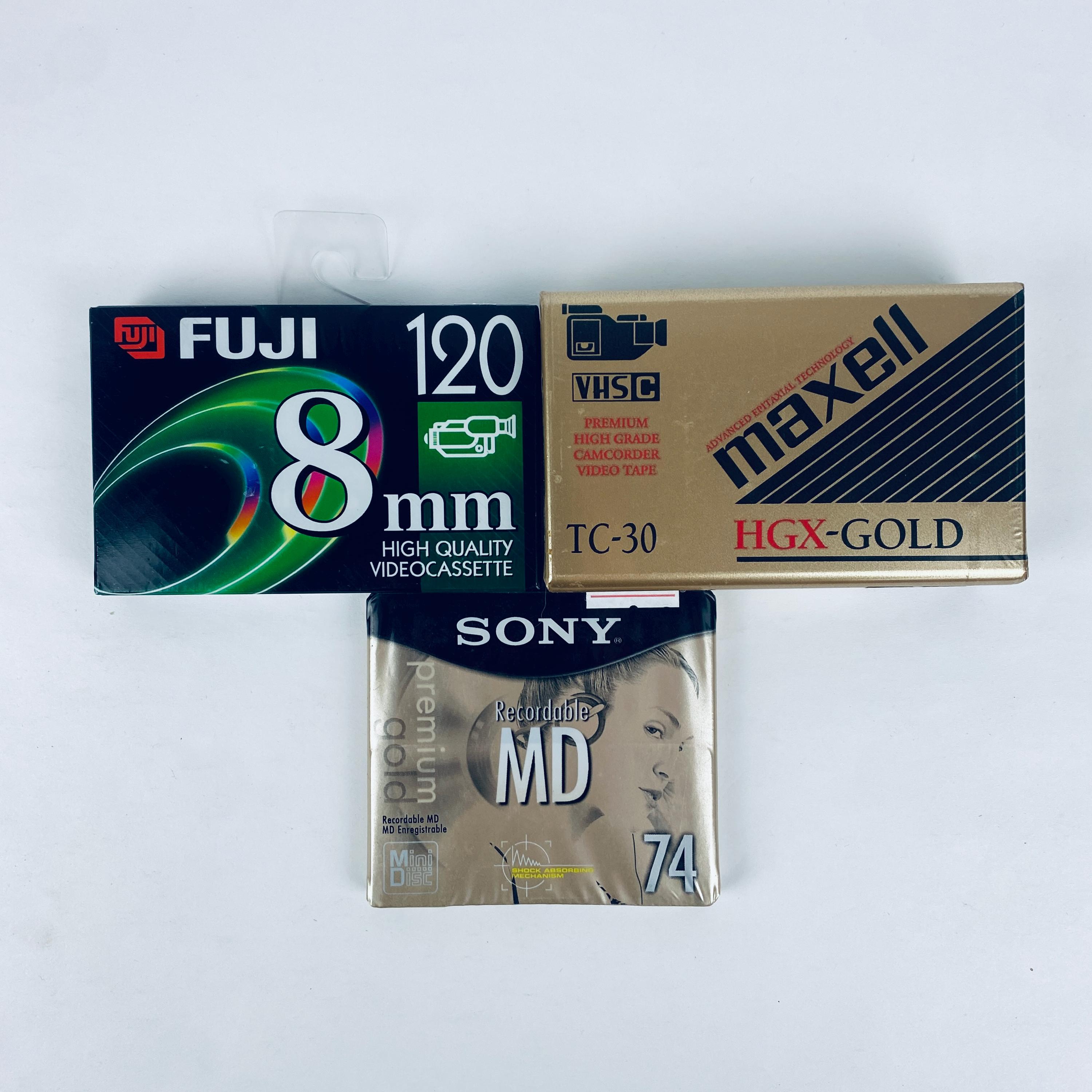 Vintage 1980's/90's Sealed Blank VHS Tapes 120-160 Minute RCA Sony Jvc ...