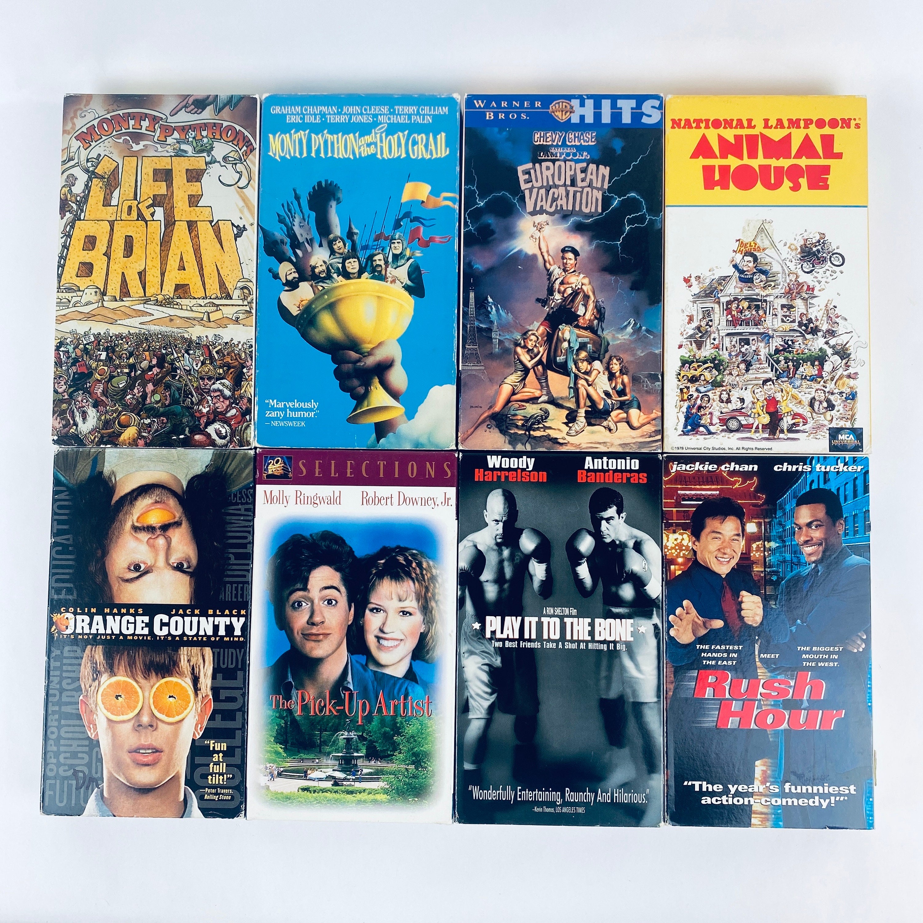 80s 90s VHS: Fight Club, Deliverance, Empire Records, Monty Python ...