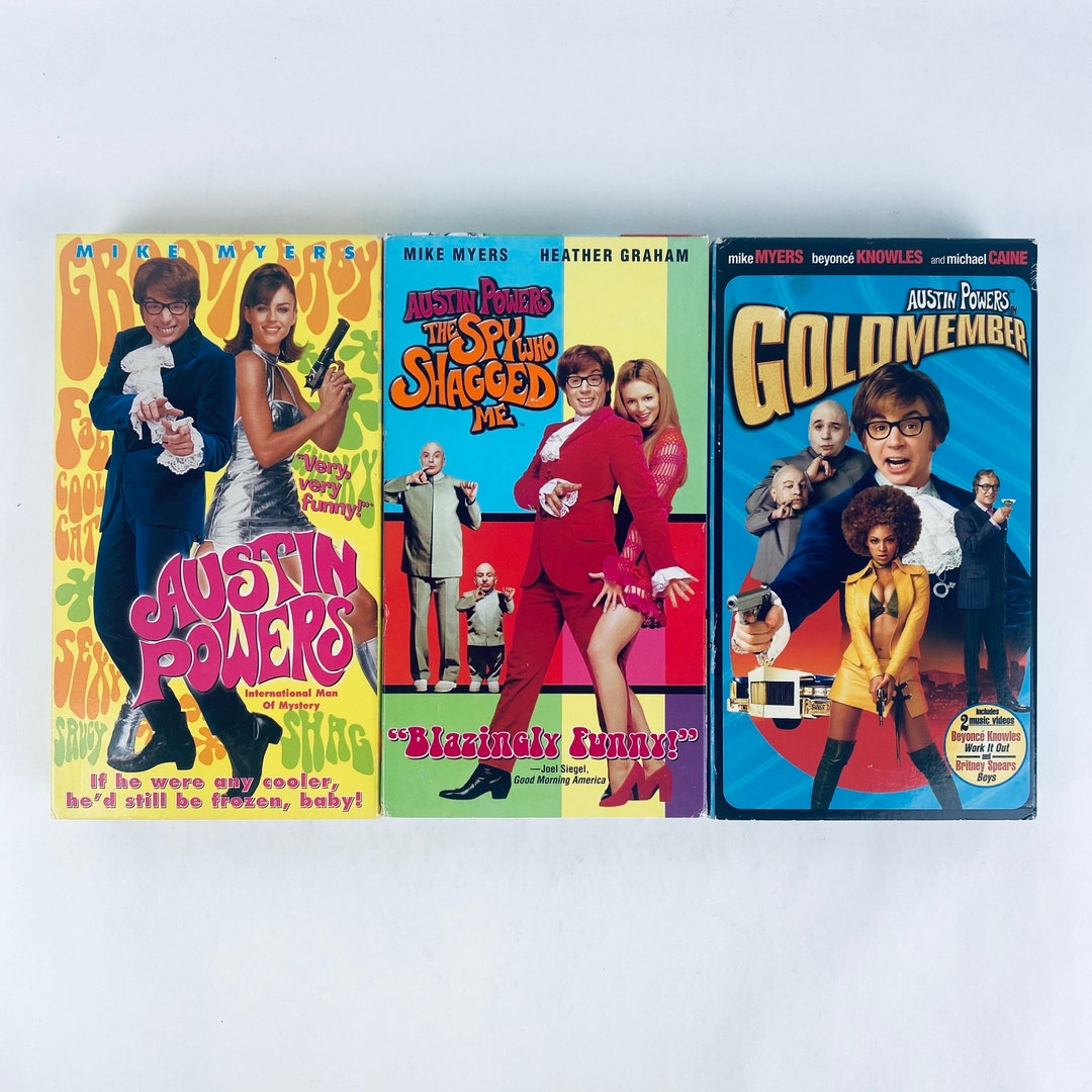 Austin Powers Trilogy VHS, Man of Mystery, the Spy Who Shagged Me ...