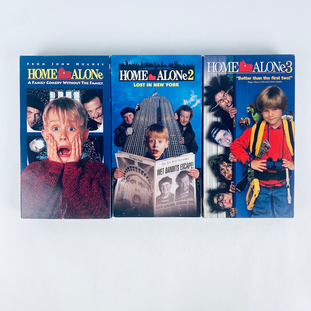 Home Alone Trilogy VHS, Lost in New York, Home Alone 3, Vintage 90s ...