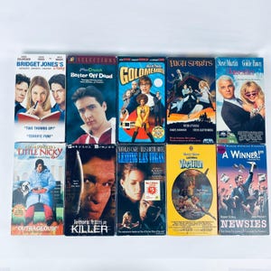 80s 90s Vintage VHS, U Pick: Vanilla Sky, Heathers, Dogma, Cruel Intentions, MTV, Buffy, Best in ...