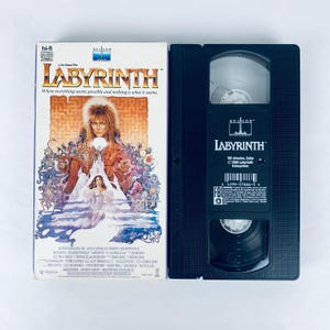 Vintage Labyrinth VHS, Vintage 80s Movie, David Bowie, Sci Fi Fantasy ...