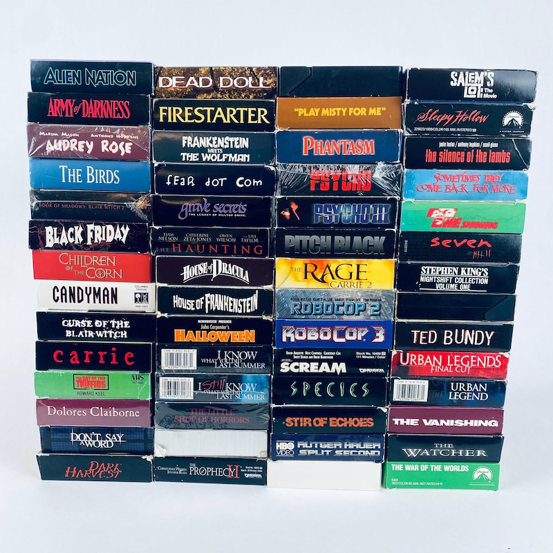 Vintage Horror Vcr - Etsy