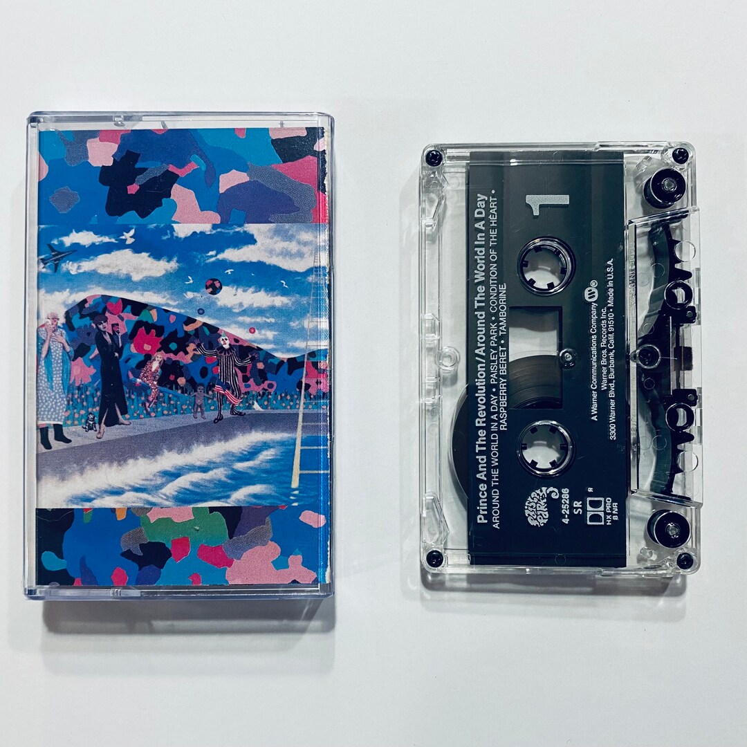 Prince and the Revolution Around the World in a Day Cassette Tape ...