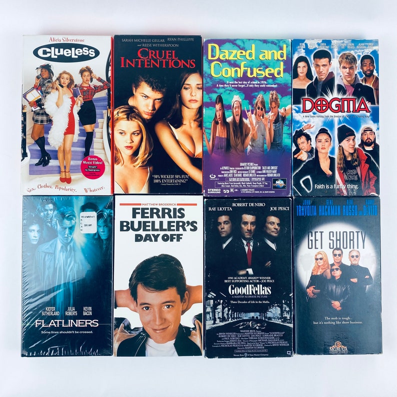 80s 90s Vintage VHS, U Pick: Vanilla Sky, Heathers, Dogma, Cruel Intentions, MTV, Buffy, Best in ...