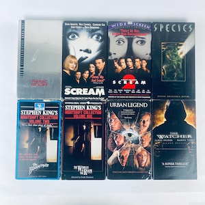Horror Movies, VHS, 80s 90s Thrillers, Build A Lot: Scream, Prophecy ...
