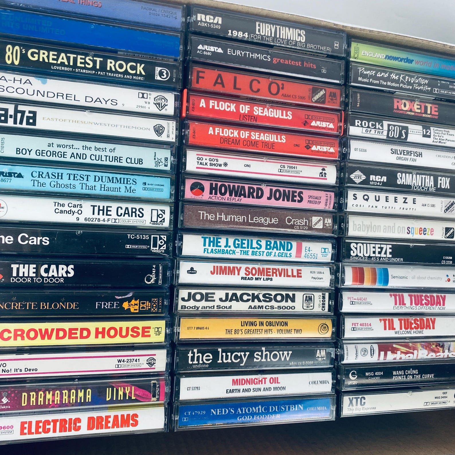 New Wave, Synth, Electronic, Punk, Pop 80s Cassette Tapes, TESTED ...