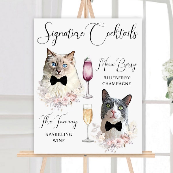 Signature Drink Sign - Etsy