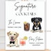 Signature Pet Cocktail Sign, Signature Pet Drinks, Signature Pets ...