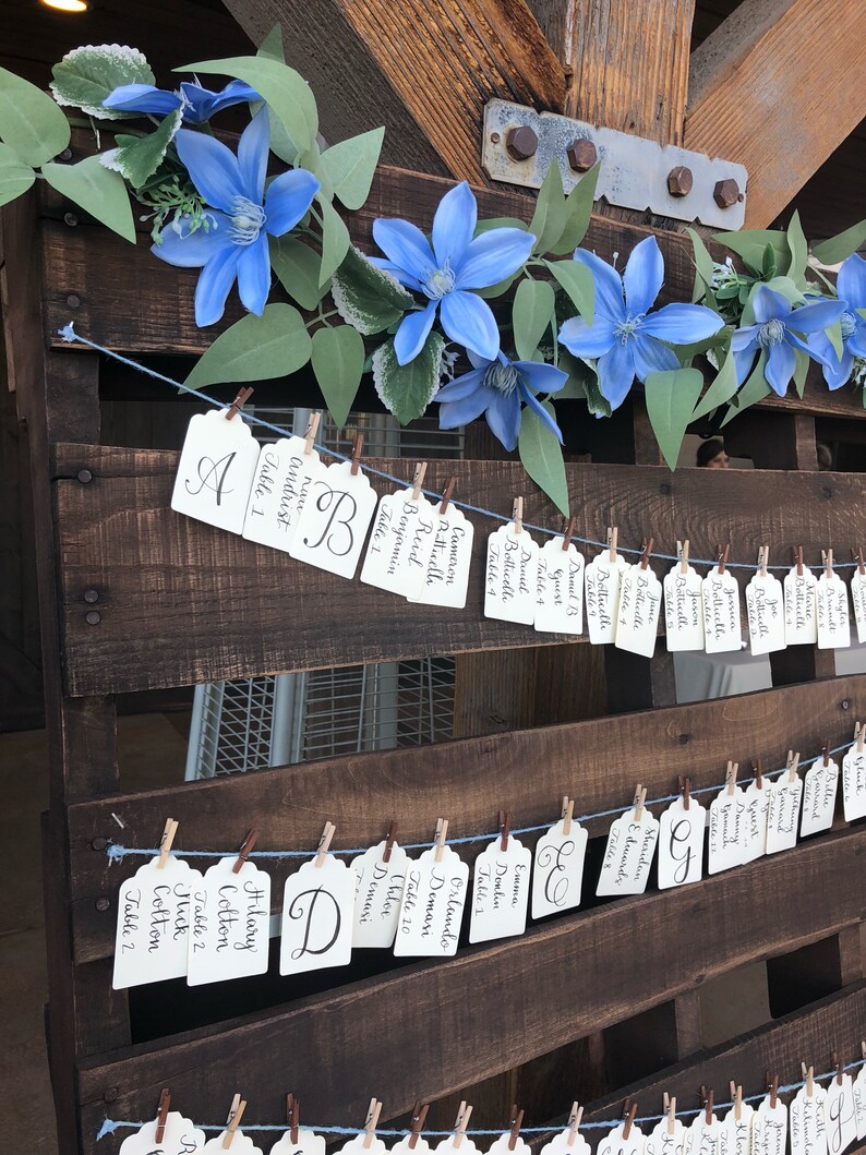 Tag Seating Chart - Etsy