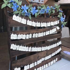 Tag Seating Chart - Etsy