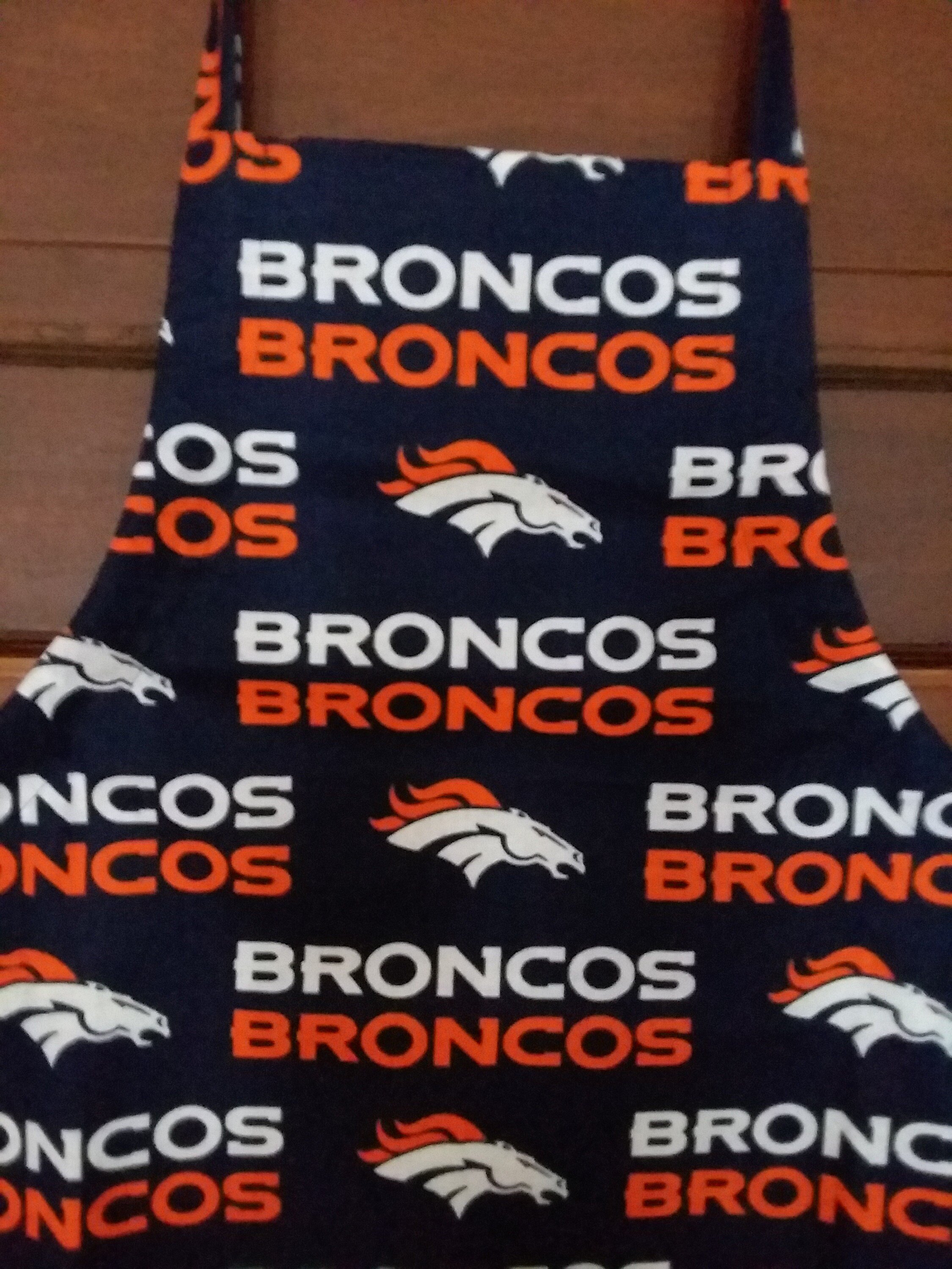 Denver Broncos Barbecue Apron blue - Etsy