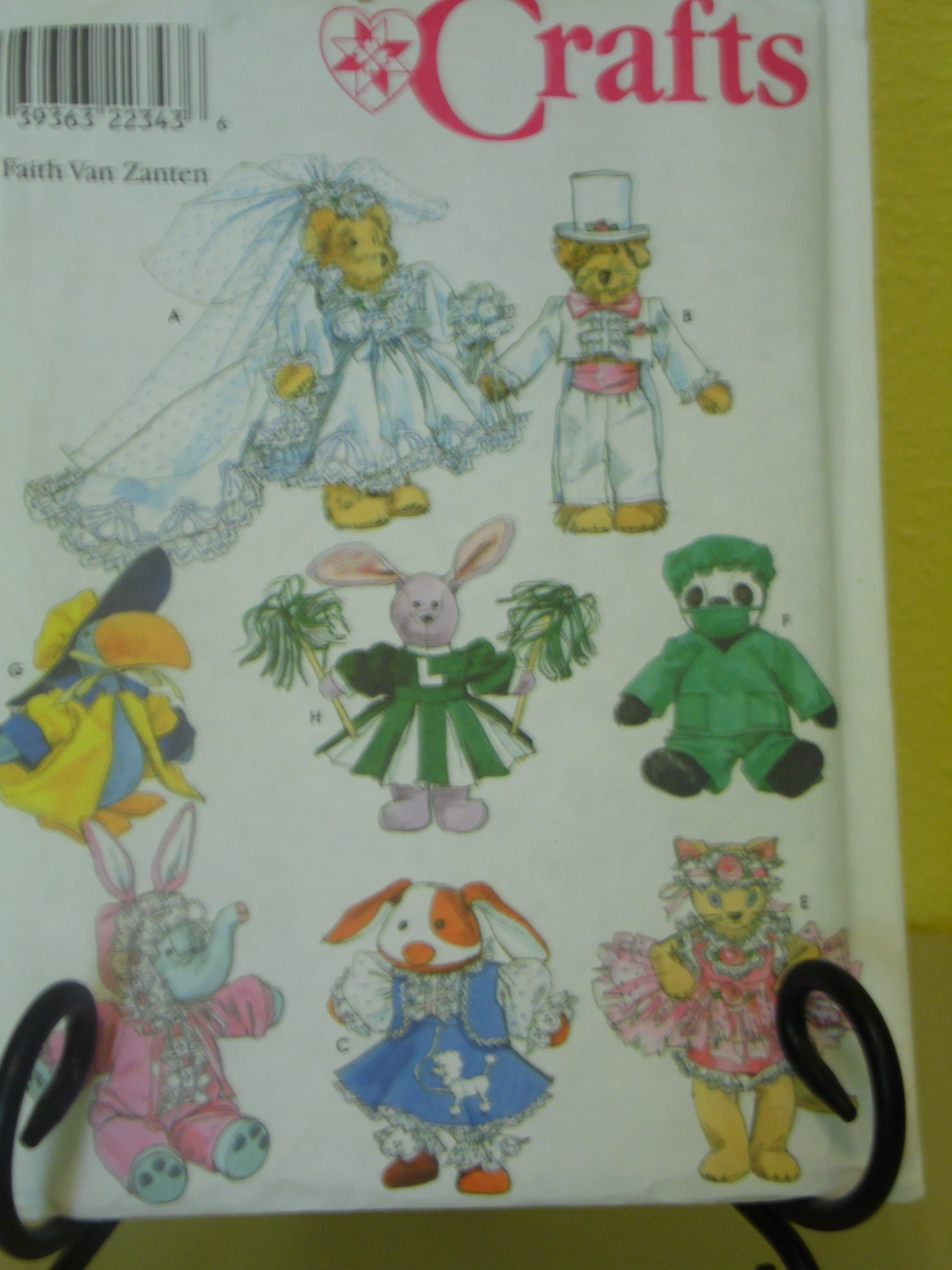 Simplicity Pattern 8454 Clothing for 89 Stuffed - Etsy