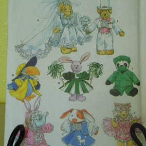 Simplicity pattern 8454 clothing for 89 stuffed | Etsy