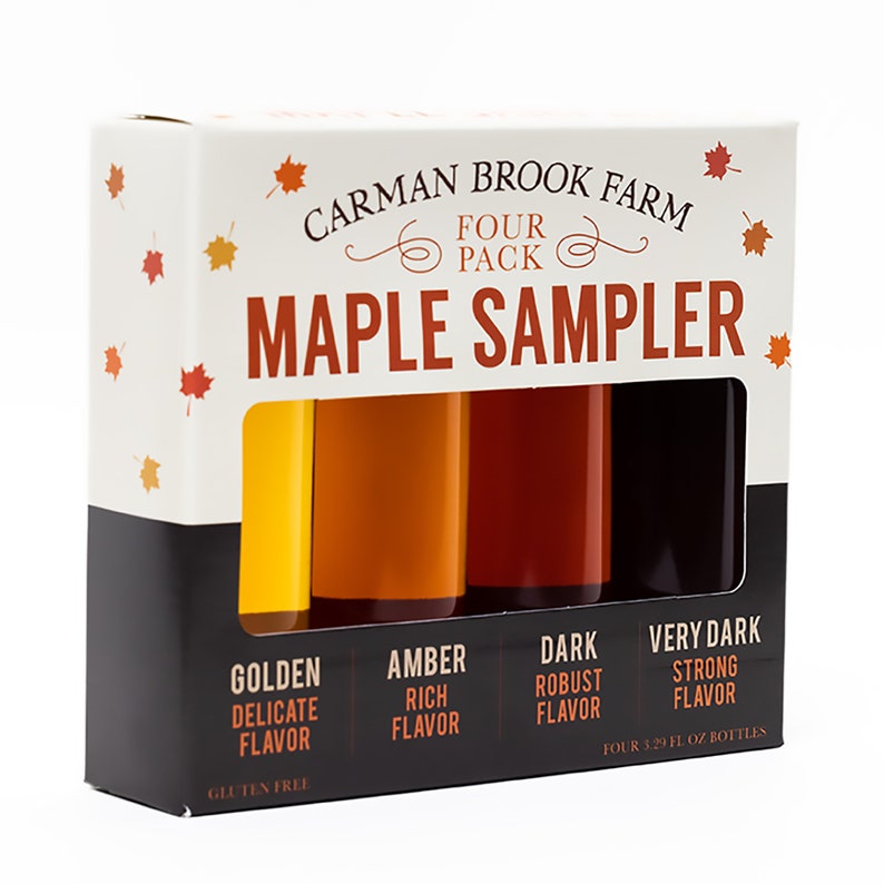 4 Pack Sampler | Vermont Maple Syrup | Sample Set Gift - Etsy