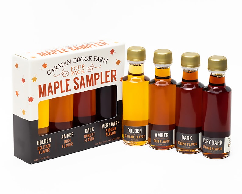 4 Pack Sampler | Vermont Maple Syrup | Sample Set Gift - Etsy