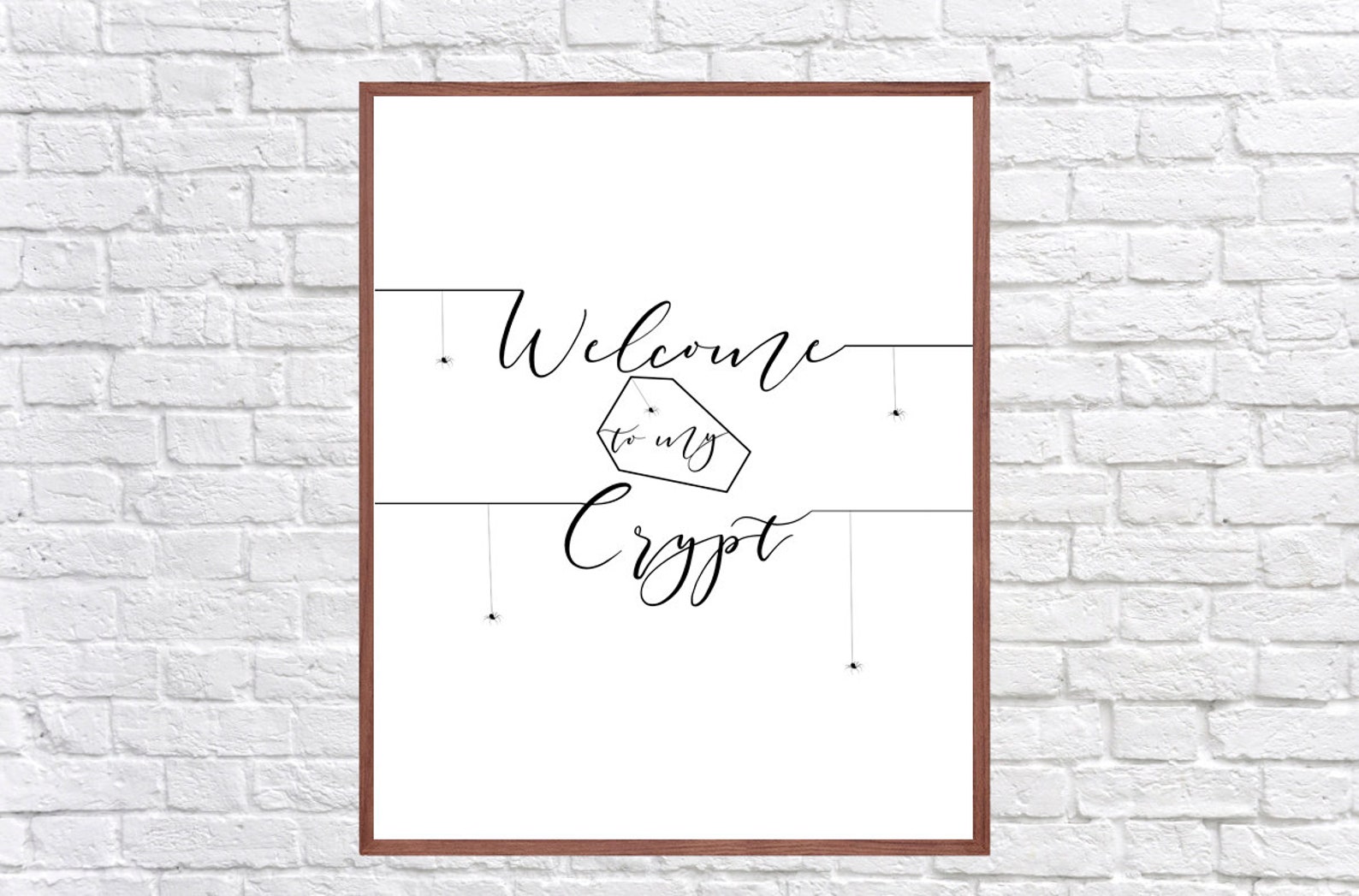 Spooky Halloween Decor Halloween Welcome Print Printable - Etsy