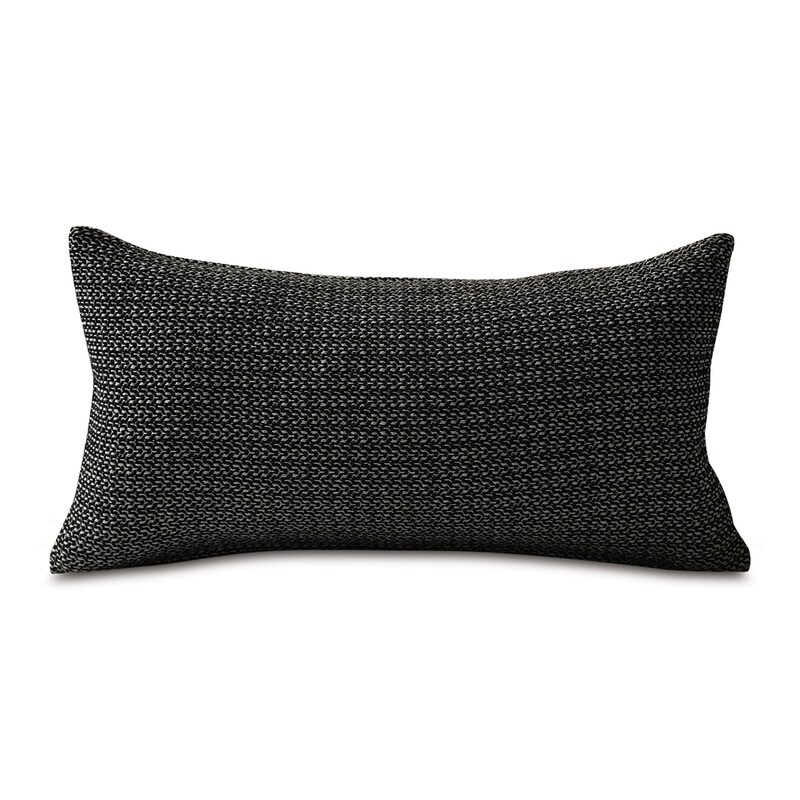 Black Lumbar Pillow - Etsy
