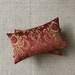 Ruby Red Traditional Damask Lumbar Pillow Cover 13x22 - Etsy