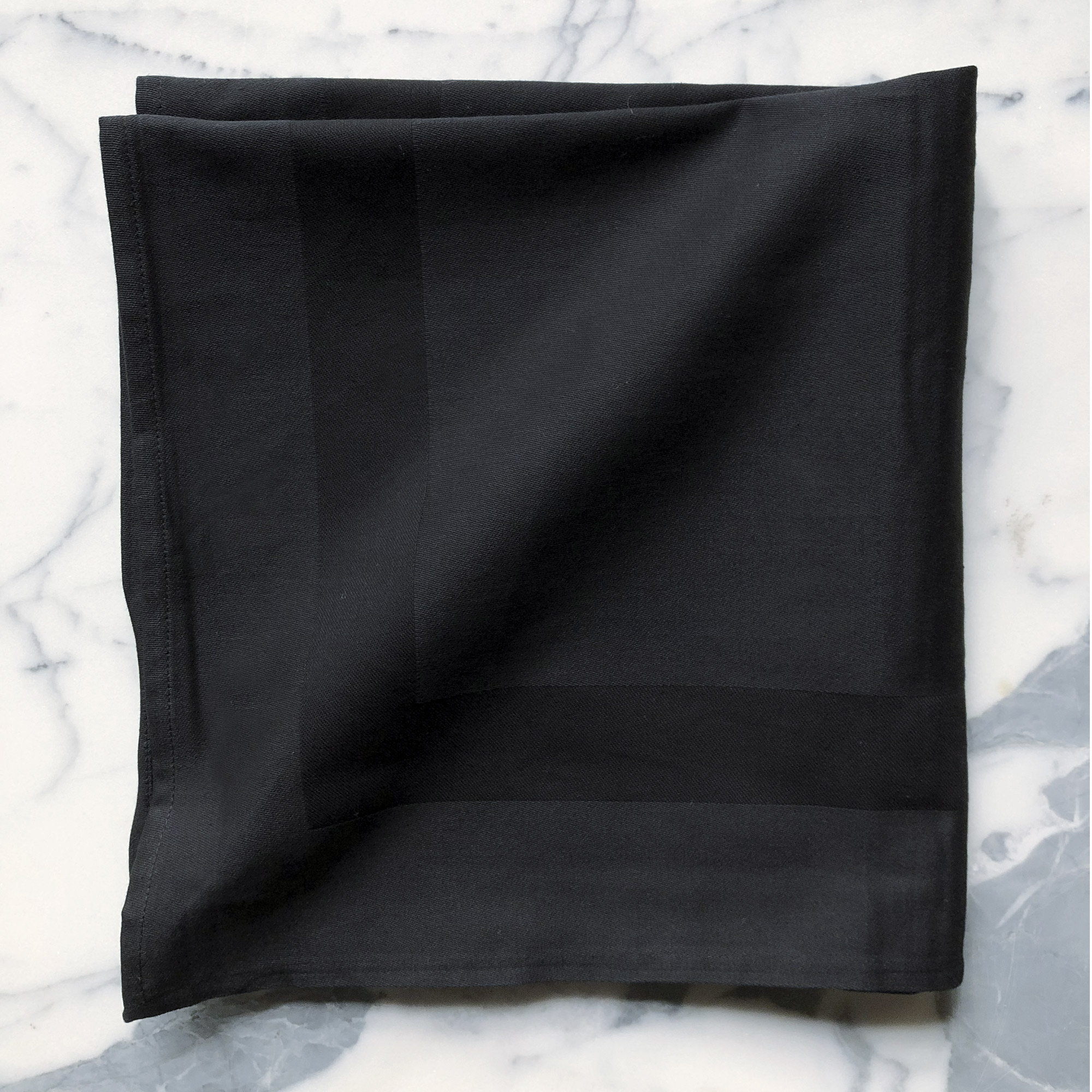 Black Cotton Napkin 21 X 21 Set of Cloth Napkins - Etsy
