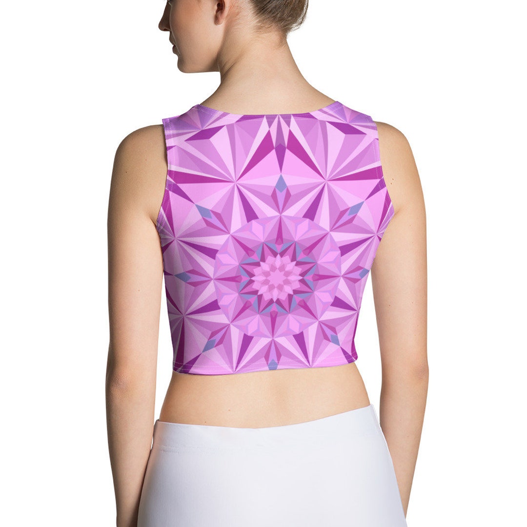 Bright Pink Top; Hot Pink Crop Top; Yoga; Festival Top; Bright Pink ...