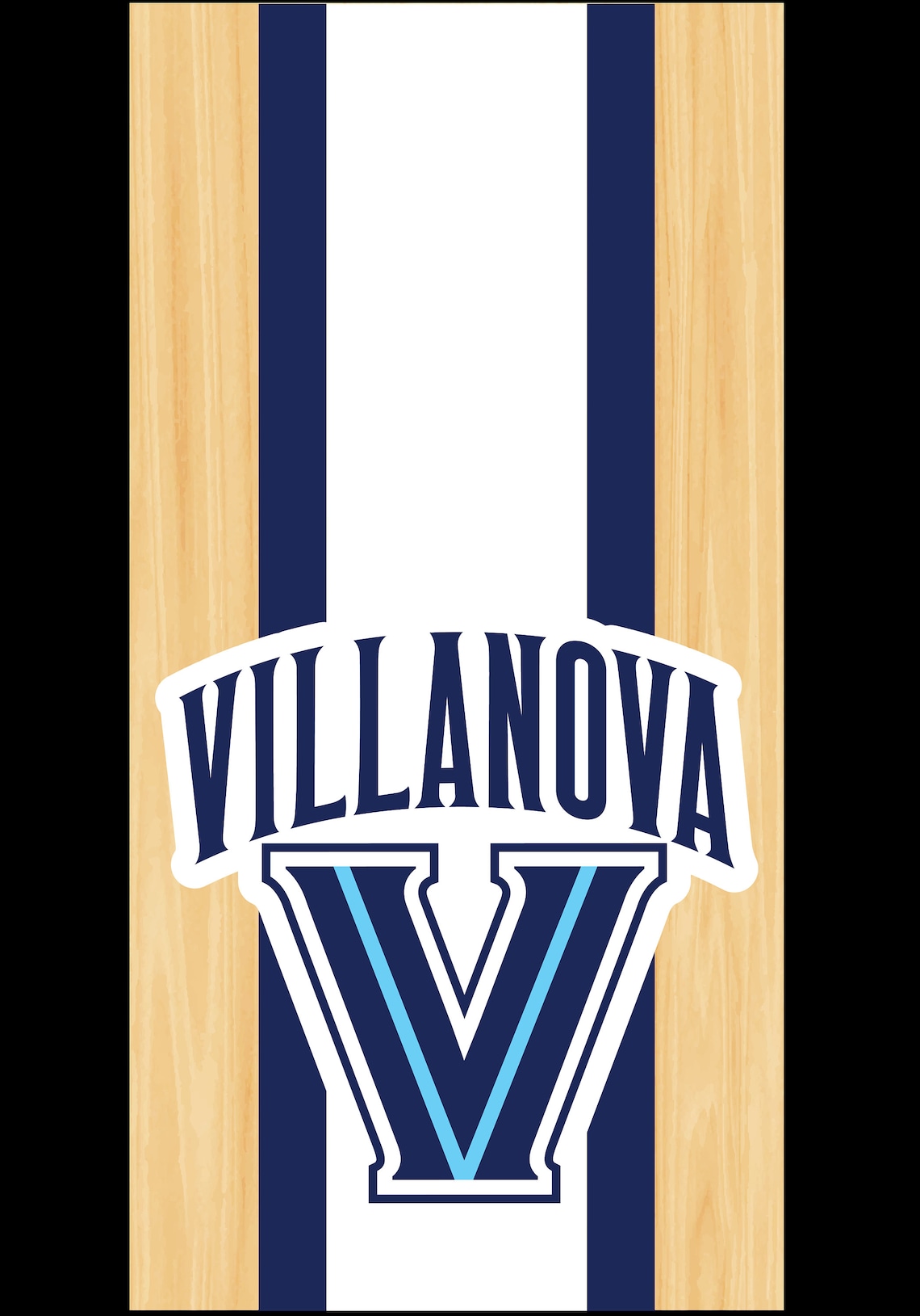 Villanova White & Blue Vinyl Decals Full Board Graphics for | Etsy