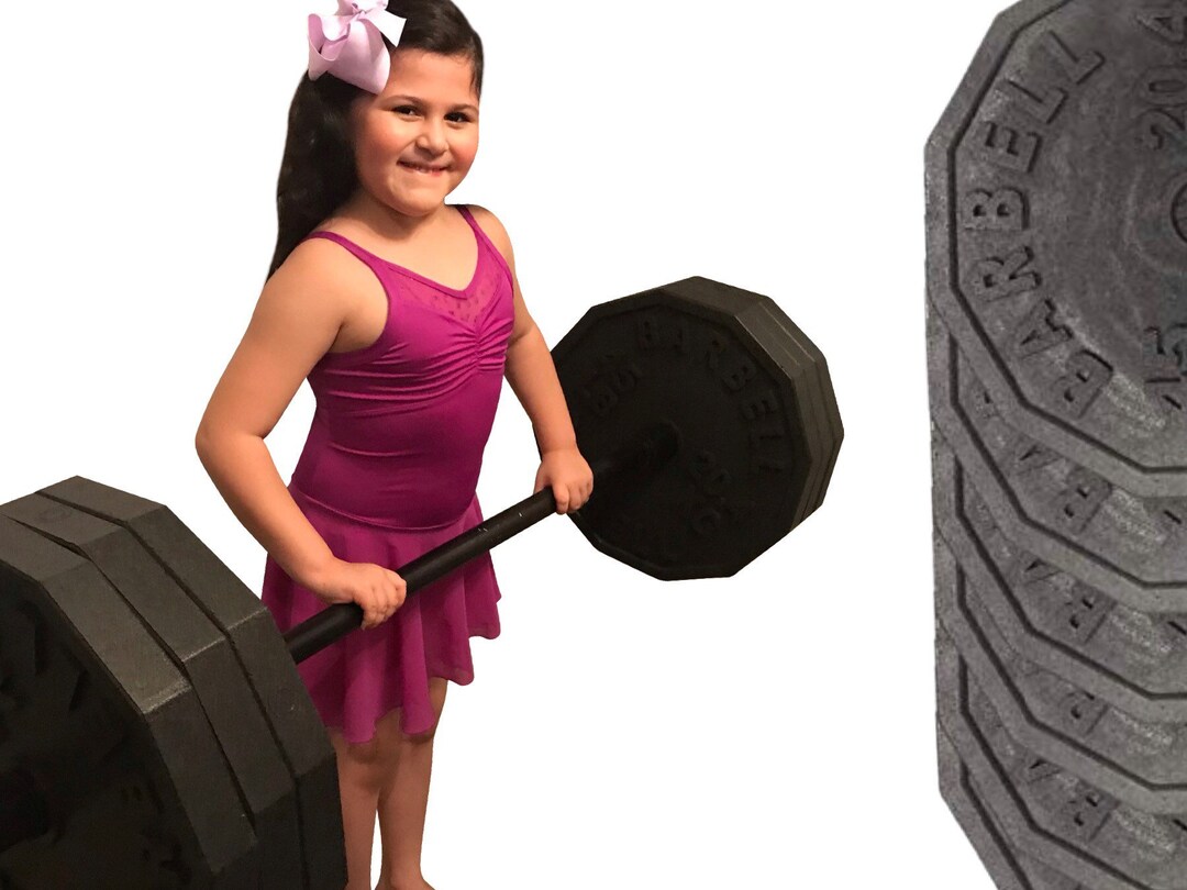 Fitness Gym Gifts 2021 - Fake 45 Lb Weights 6 Weights - No Returns Read ...