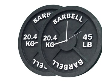 Weight Plate Clock - Etsy