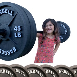 Fake Weights – Styrofoam 45 Lb Three (3) Pairs Barbell Plates No ...