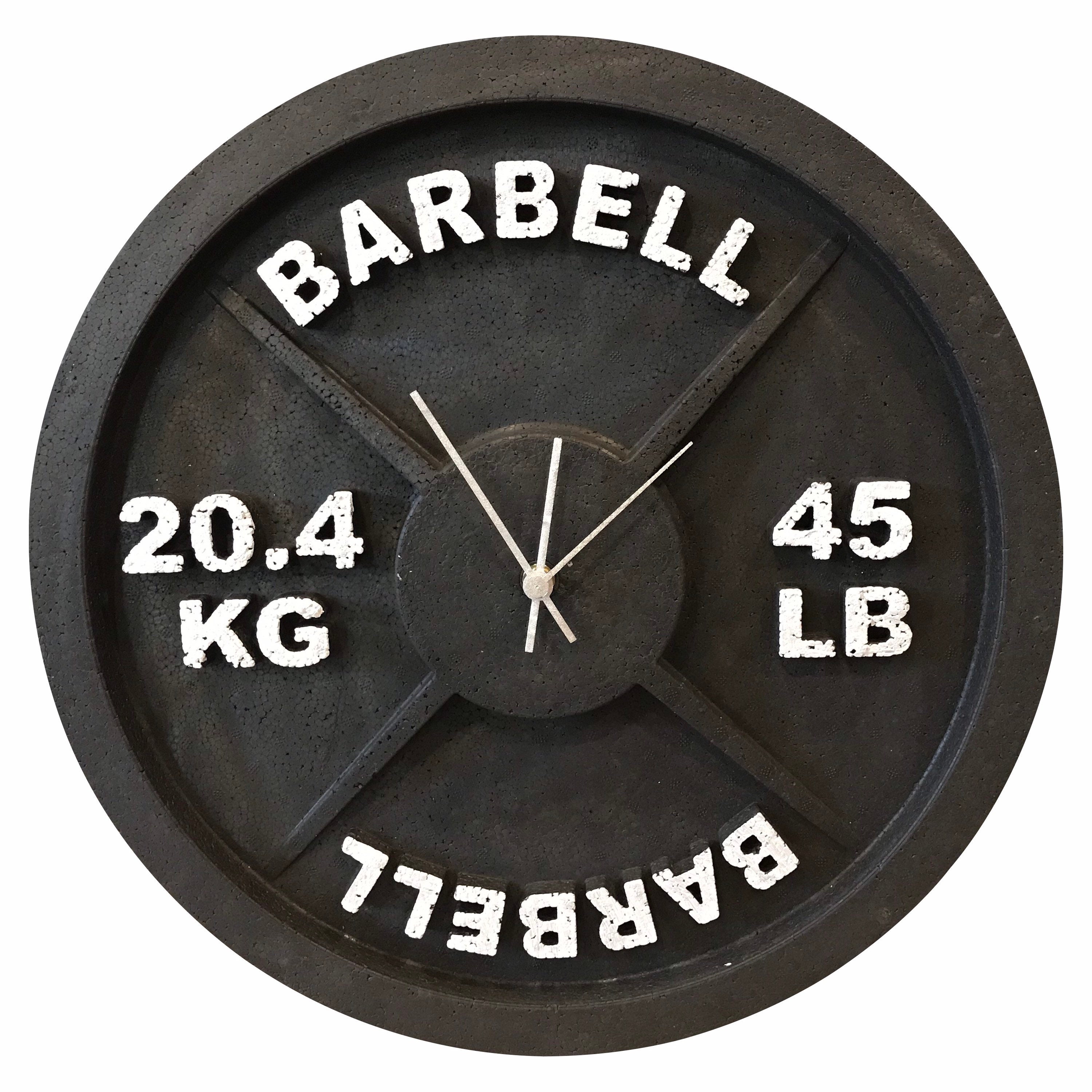 Replica 45 Lb Barbell Weight Clock - Etsy