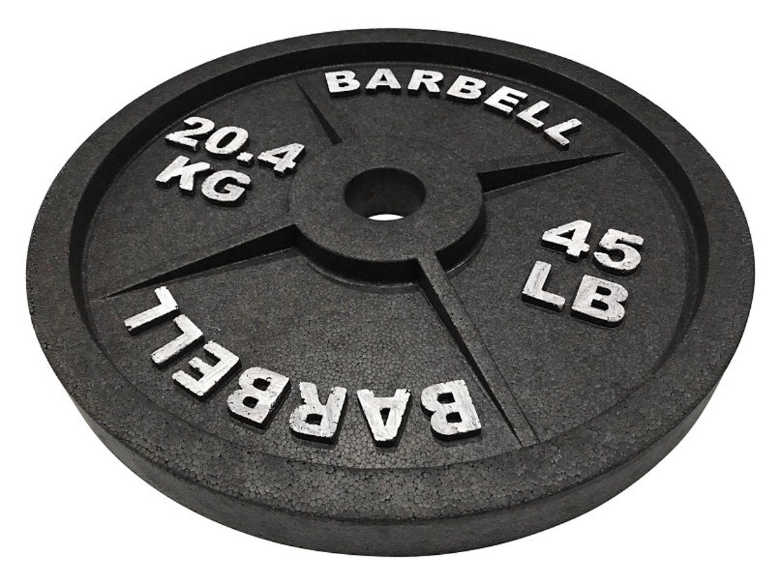 Fake Weights – 1 Pair 45lb Barbell Prop Weights Set No Returns - Etsy