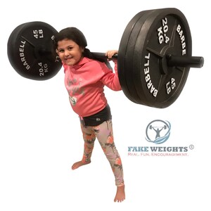 Fake Weights – Styrofoam 45 Lb Three (3) Pairs Barbell Plates No ...