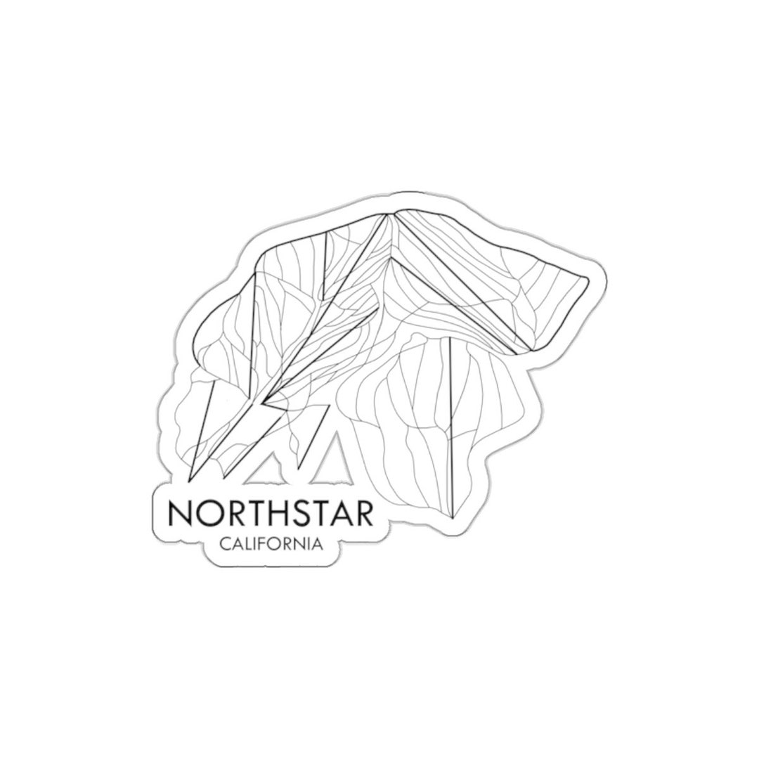 Northstar Sticker | Northstar Trail Map Sticker | Northstar Ski Resort ...