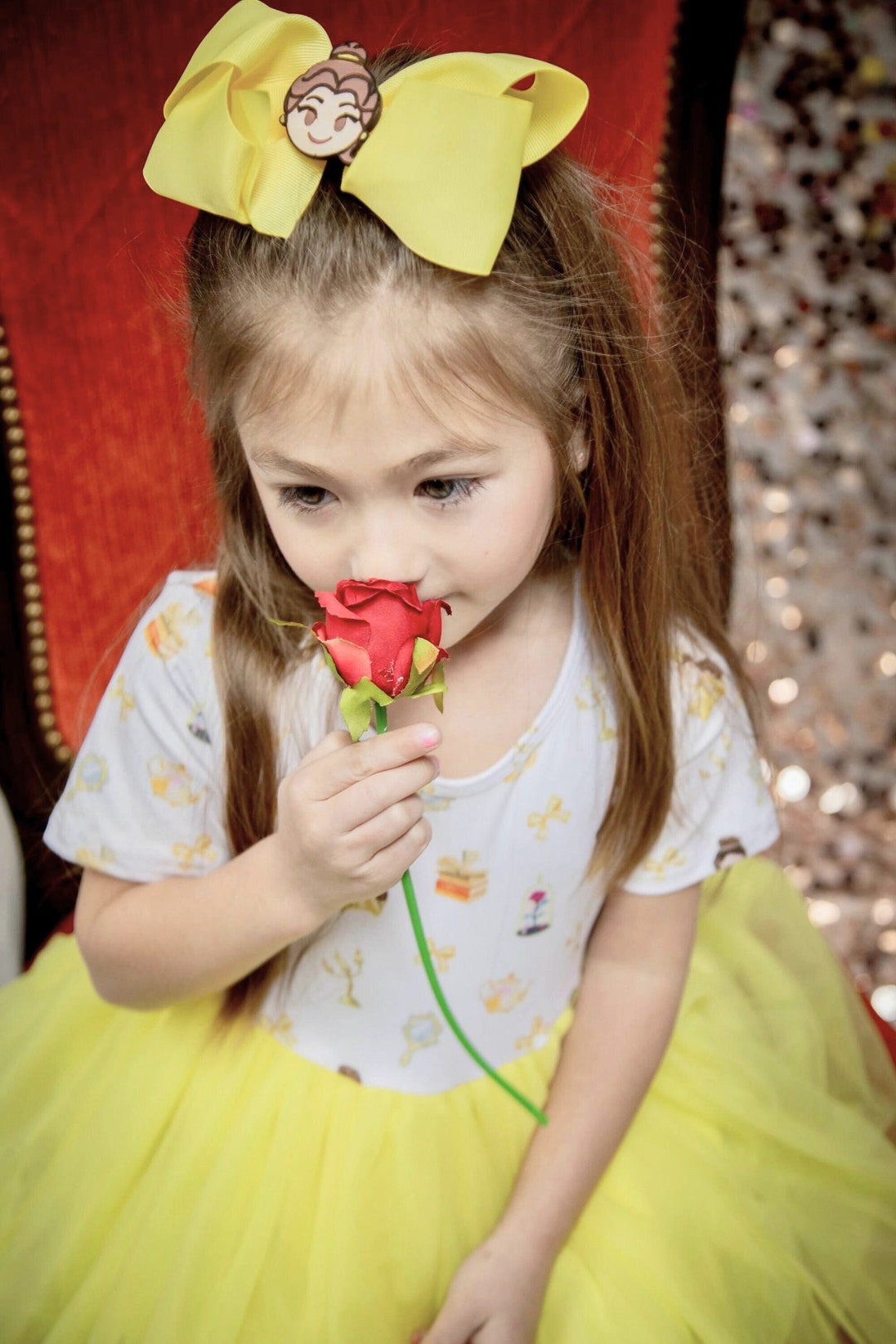 Princess Bow Theme Park Accessories Little Girl Dress up Princess ...