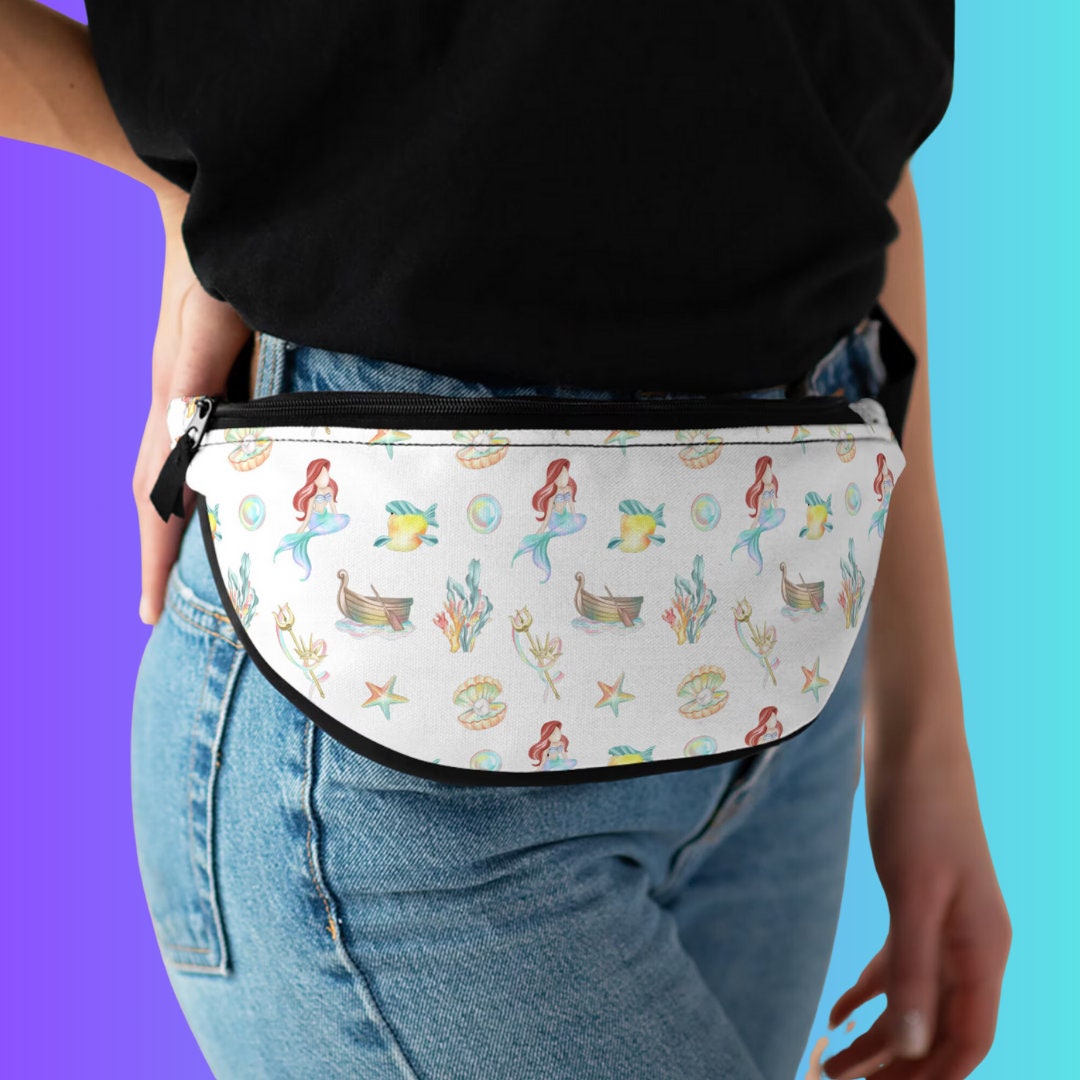 Theme Park Fanny Pack Little Mermaid Princess Belt Bag Adult Character ...