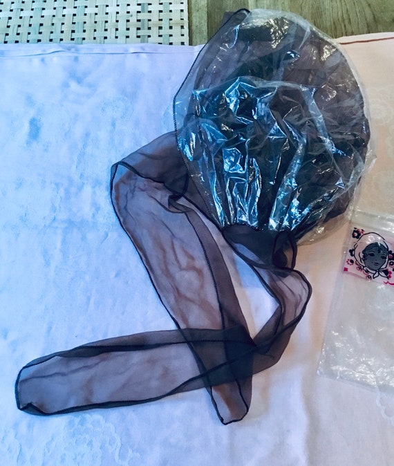 Nylon Bonnet for a Rainy Day in Curlers - Etsy