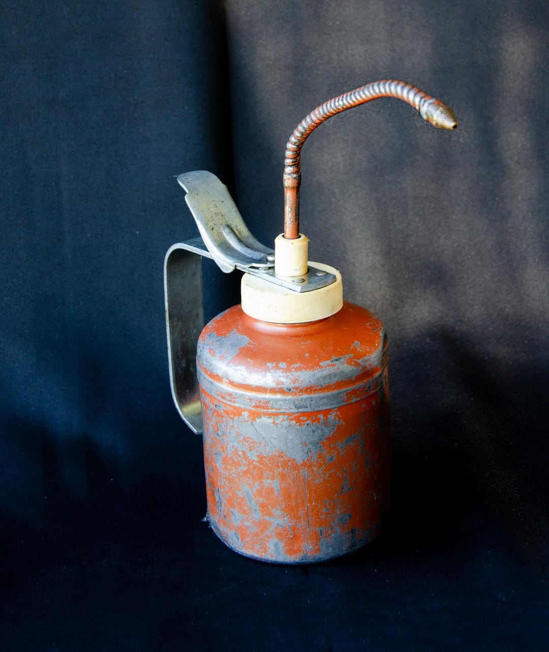 Orange Vintage Bendable Spout Pump Oiler Made in the USA - Etsy