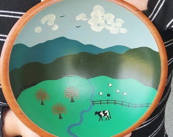 Wooden Cow Bowl - Etsy